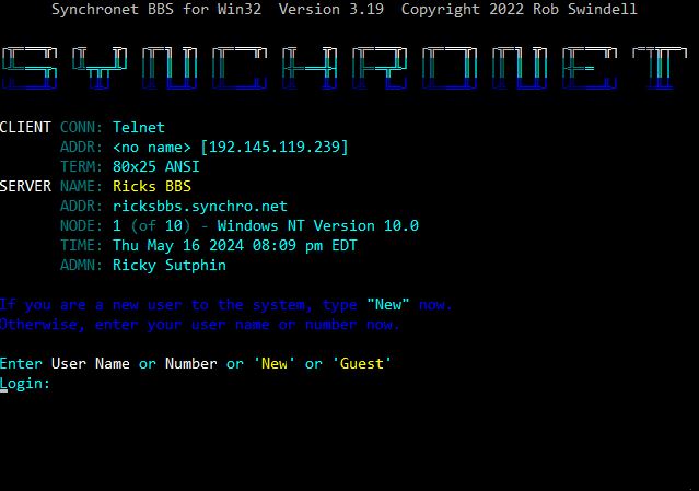 Telnet BBS Guide