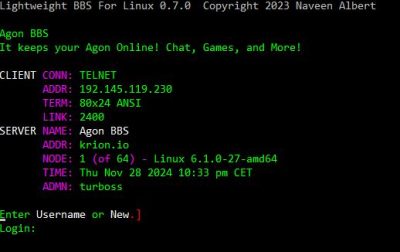 BBSes – Telnet BBS Guide